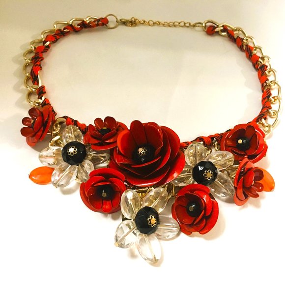 Jewelry | Wizard Of Oz Poison Poppy Statement Necklace | Poshmark